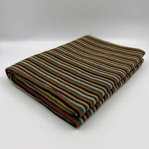 Multicolor Pin Striped Filipino Handwoven Blanket - Handwoven Blankets